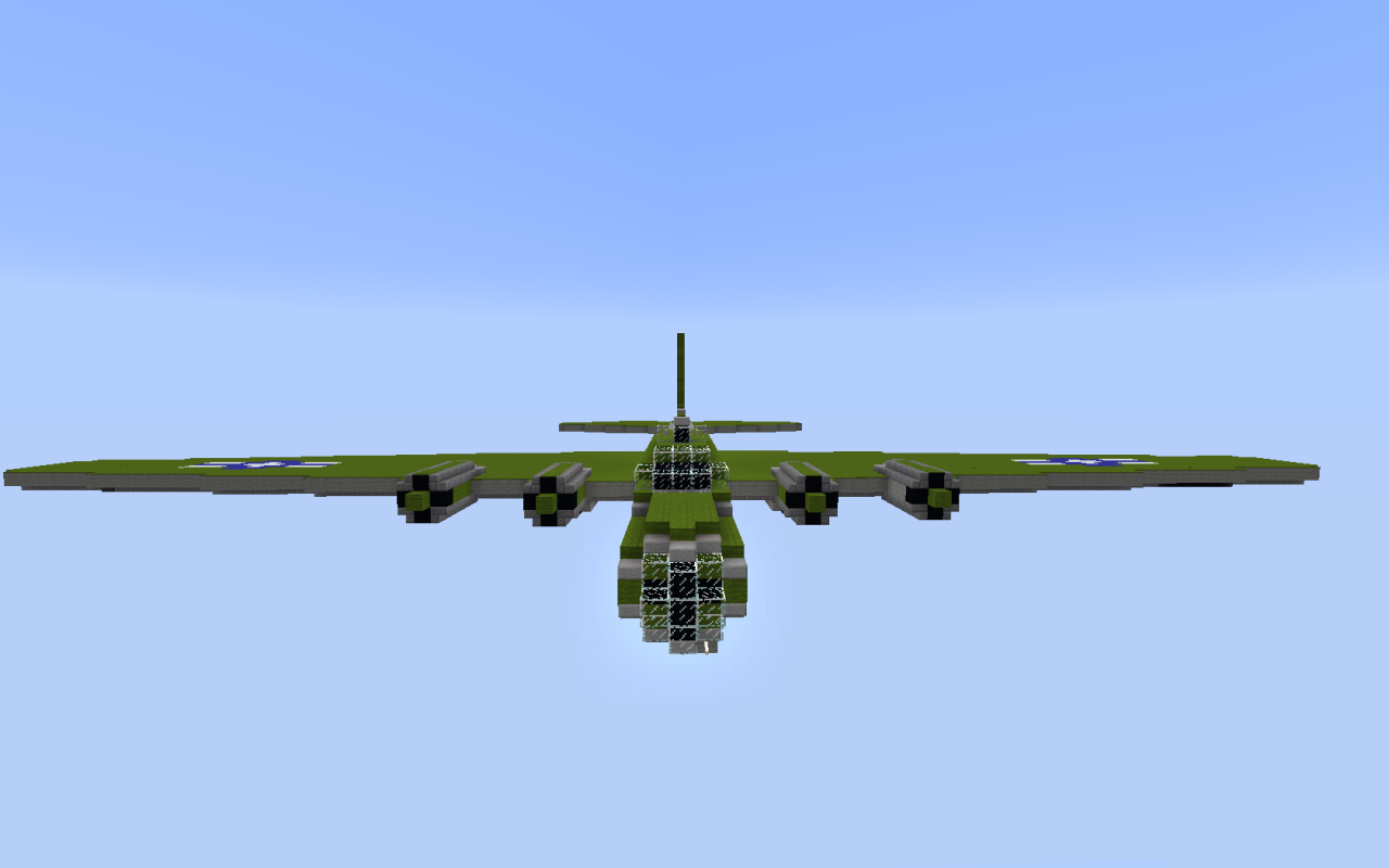Boeing B17E Flying Fortress Minecraft Map