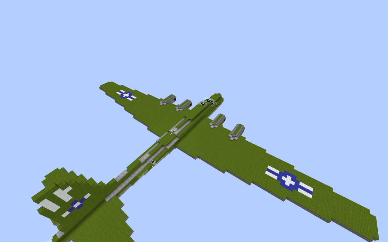 Boeing B17E Flying Fortress Minecraft Map