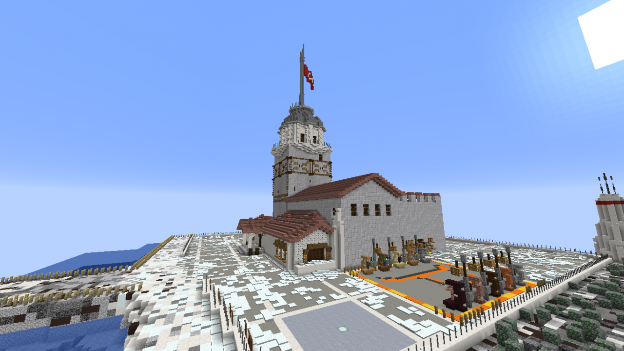 Istanbul Maiden Tower (İstanbul Kız Kulesi) Minecraft Map