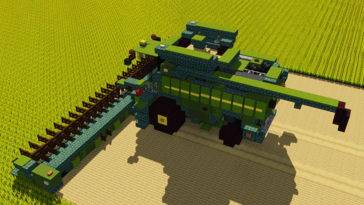 John Deere Combine Harvester Minecraft Map