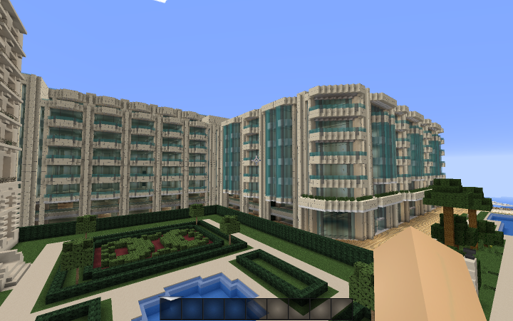Luxury Hotel & Casino Palais Stephanie JW Marriott Cannes Minecraft Map