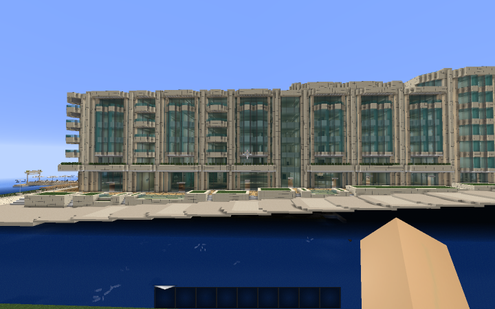 Luxury Hotel & Casino Palais Stephanie JW Marriott Cannes Minecraft Map