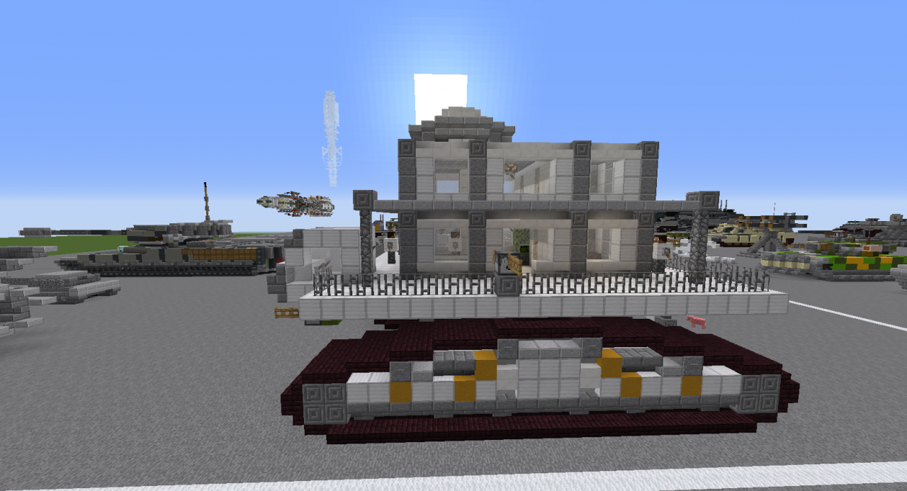 My vehicle, mostly military vehicles Minecraft Map