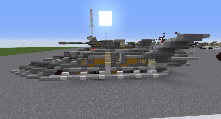 My vehicle, mostly military vehicles Minecraft Map