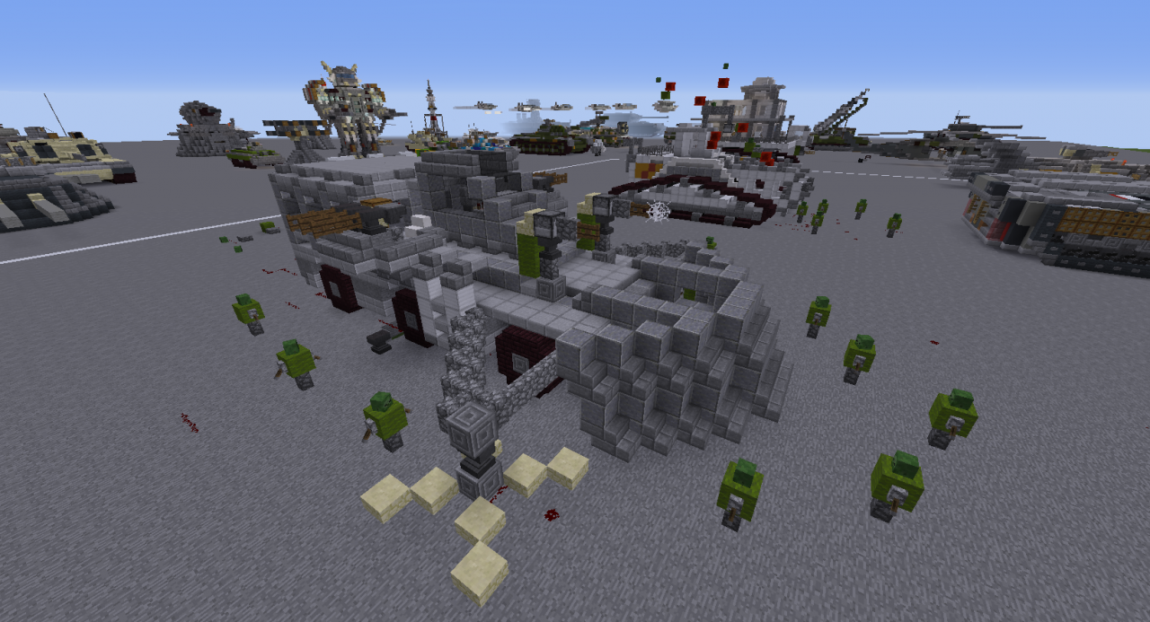 My vehicle, mostly military vehicles Minecraft Map