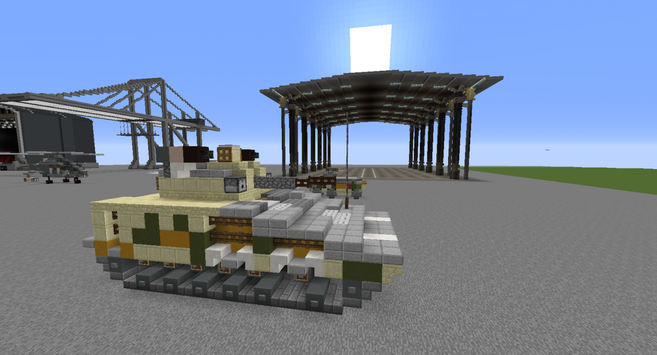 My vehicle, mostly military vehicles Minecraft Map