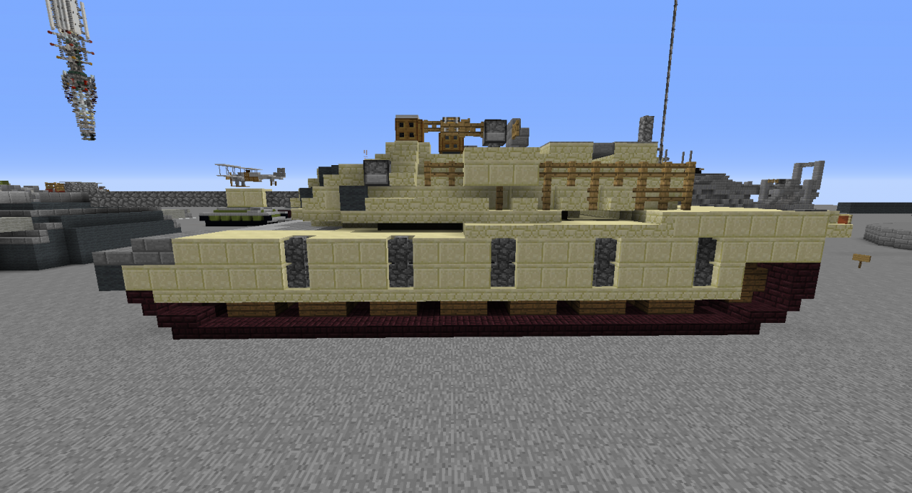 M1 tanks Minecraft Map