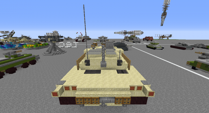 M1 tanks Minecraft Map