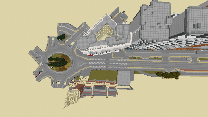 [W.I.P] Bournemouth, Christchurch Road (UK) Minecraft Map