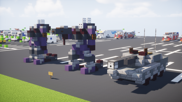 [Code Geass] Knightmare & Tank Minecraft Map