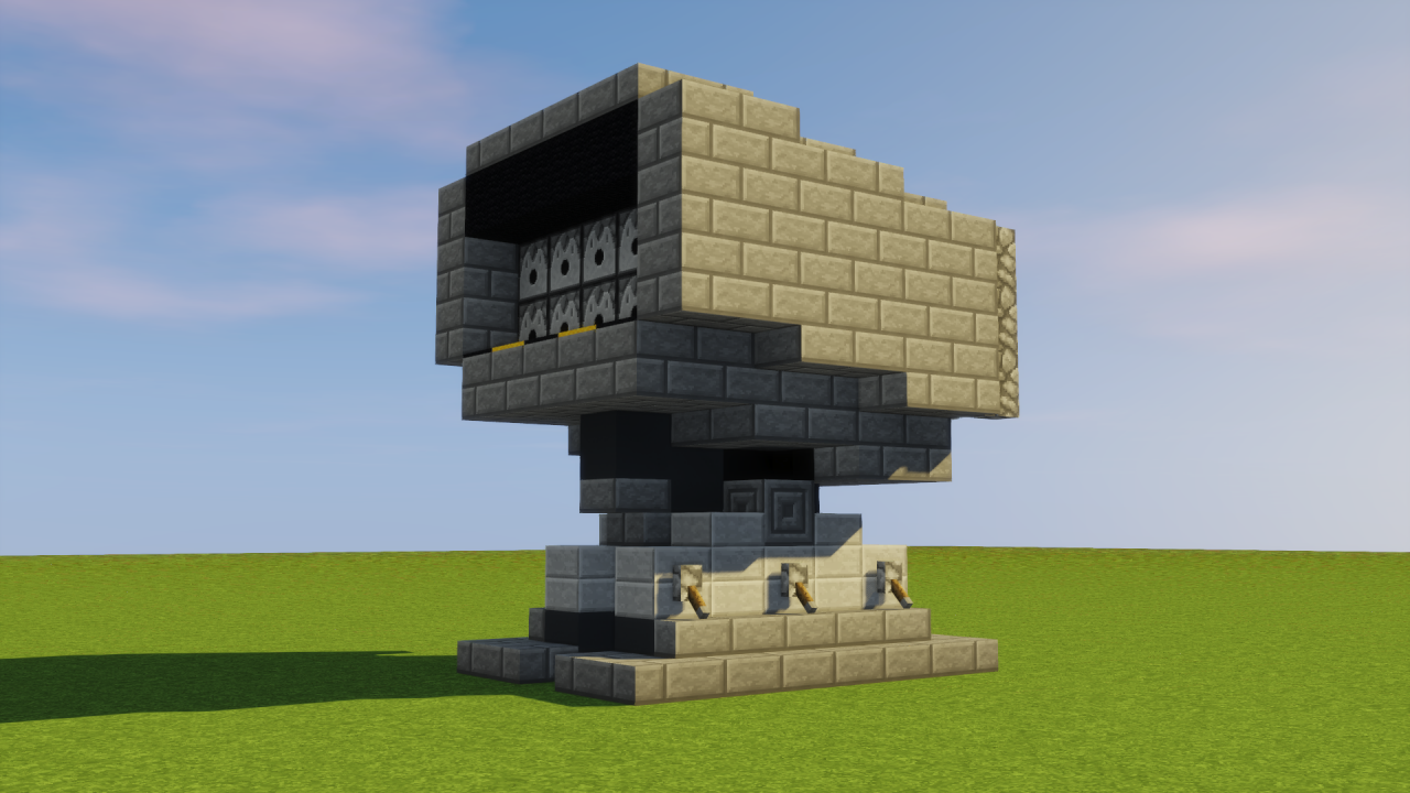 Stationary Rocket Launcher Minecraft Map