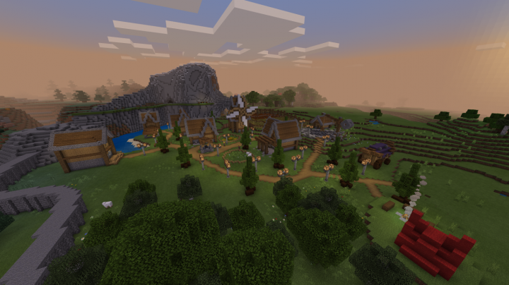 Countryside Village Minecraft Map