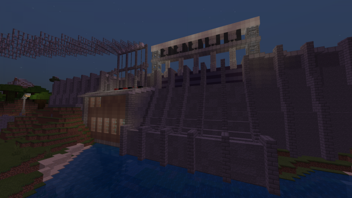 Hydro-Electric Power Plant Minecraft Map