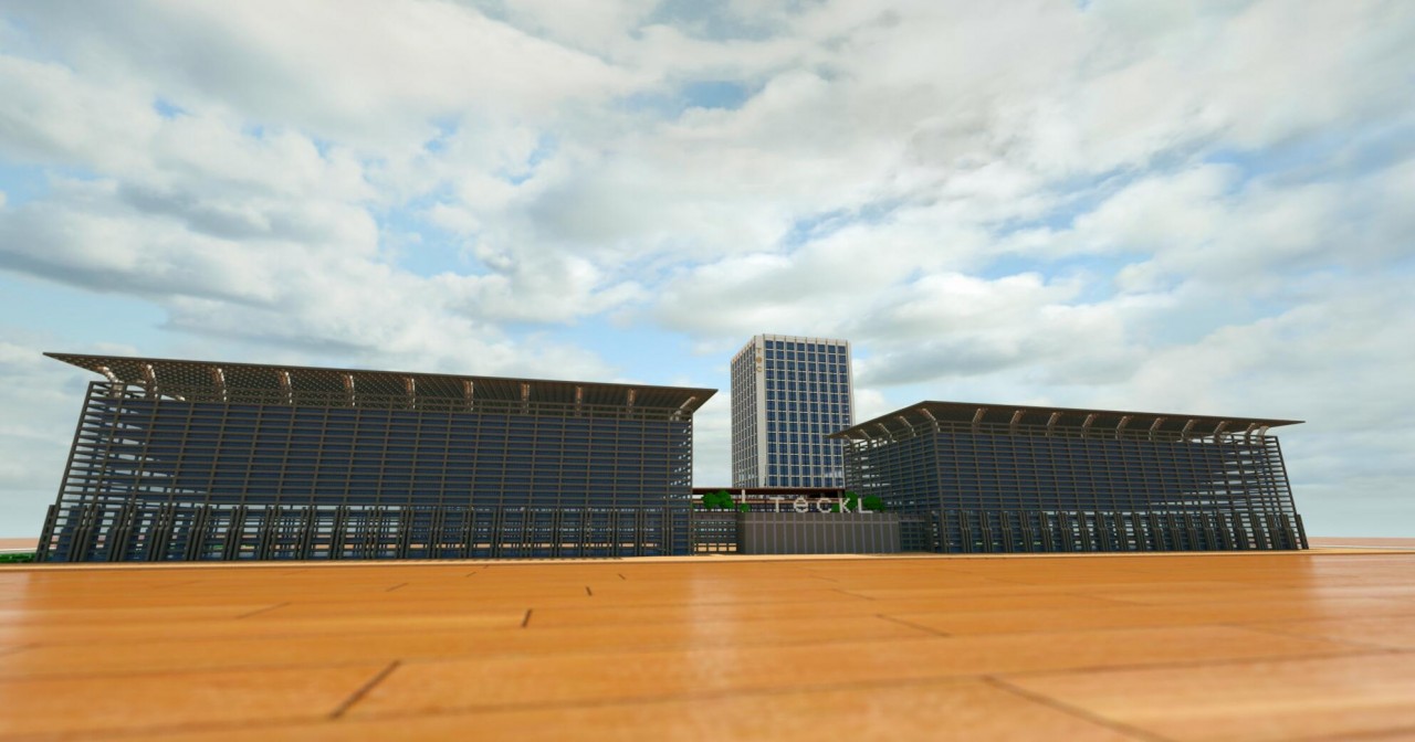 3:1 modern architecture Minecraft Map