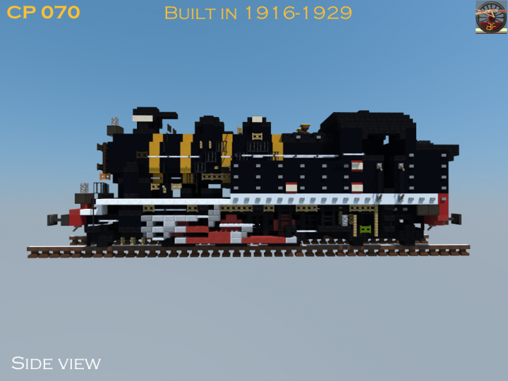 The Only Swiss Built Portuguese Steam Engine, the CP 070, by Jf Minecraft Map