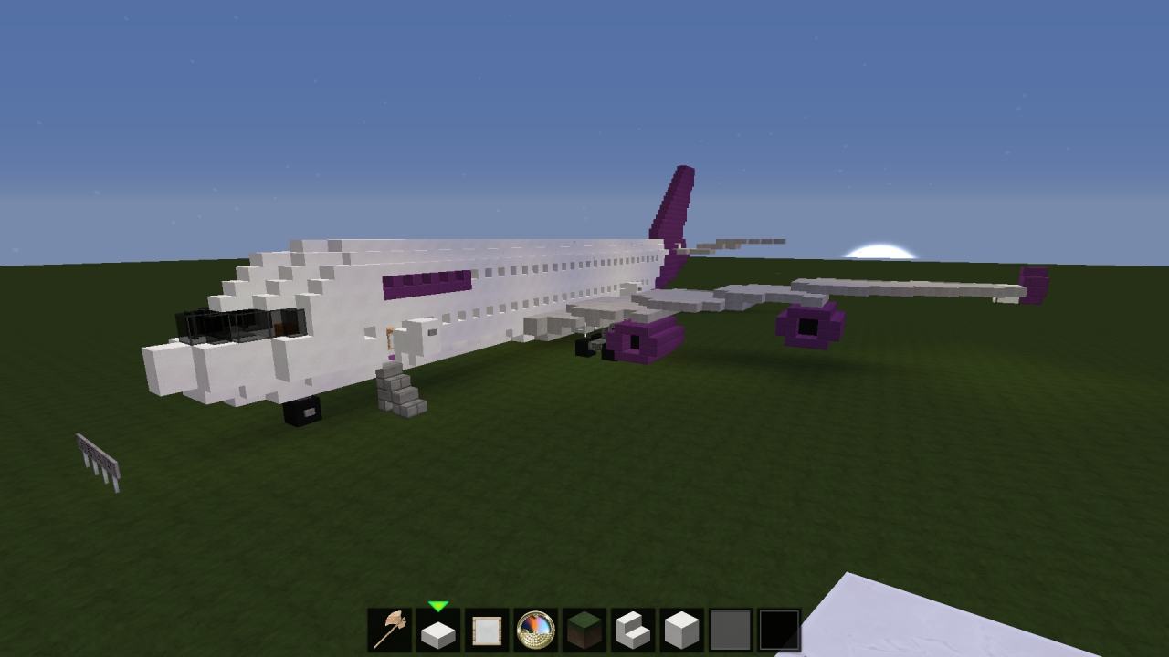 A380 - small scale Minecraft Map