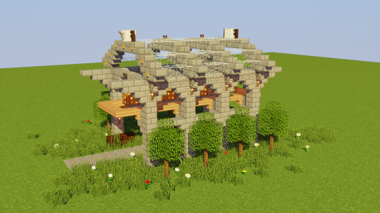 Park Building Minecraft Map