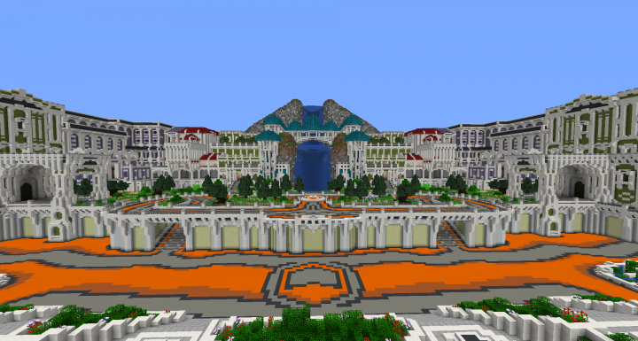 Hub build for our Network Minecraft Map