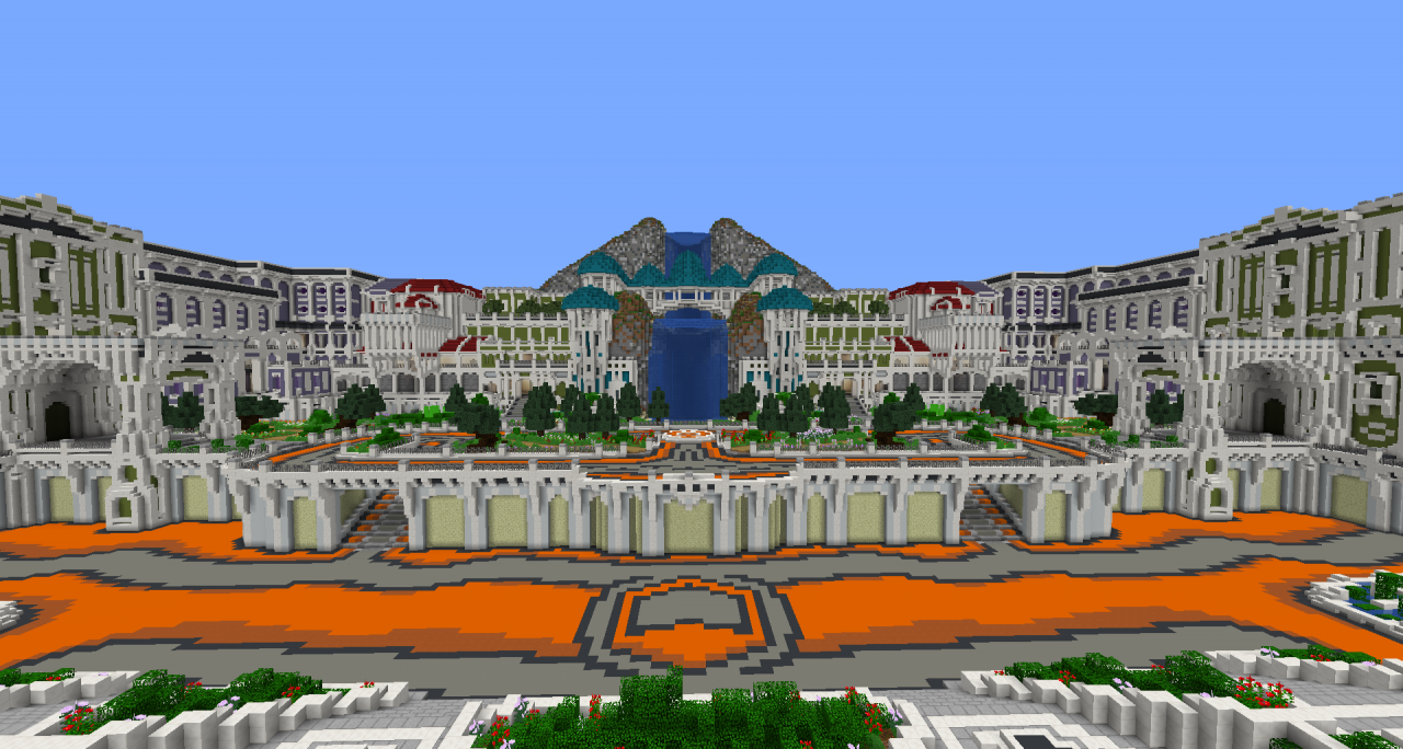 Hub build for our Network Minecraft Map