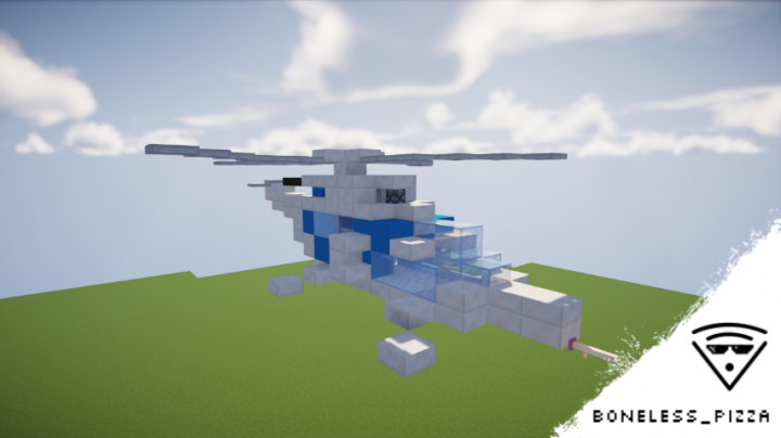 Futuristic Helicopter [CF] Minecraft Map