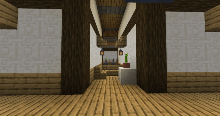 Zen Japanese Temple Village 1.14 Starter map for Survival. Minecraft Map