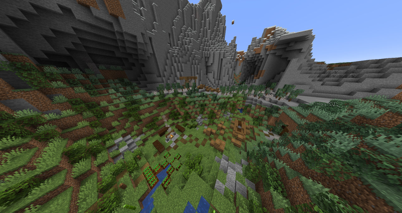 Peaceful Valley 1.2.7 Minecraft Map