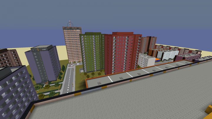 Minecraft Polskie Miasto Bloki Mieszkalne/Minecraft Polish City Blocks ...