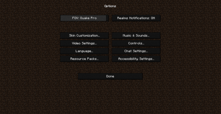 Dark GUI Minecraft Texture Pack