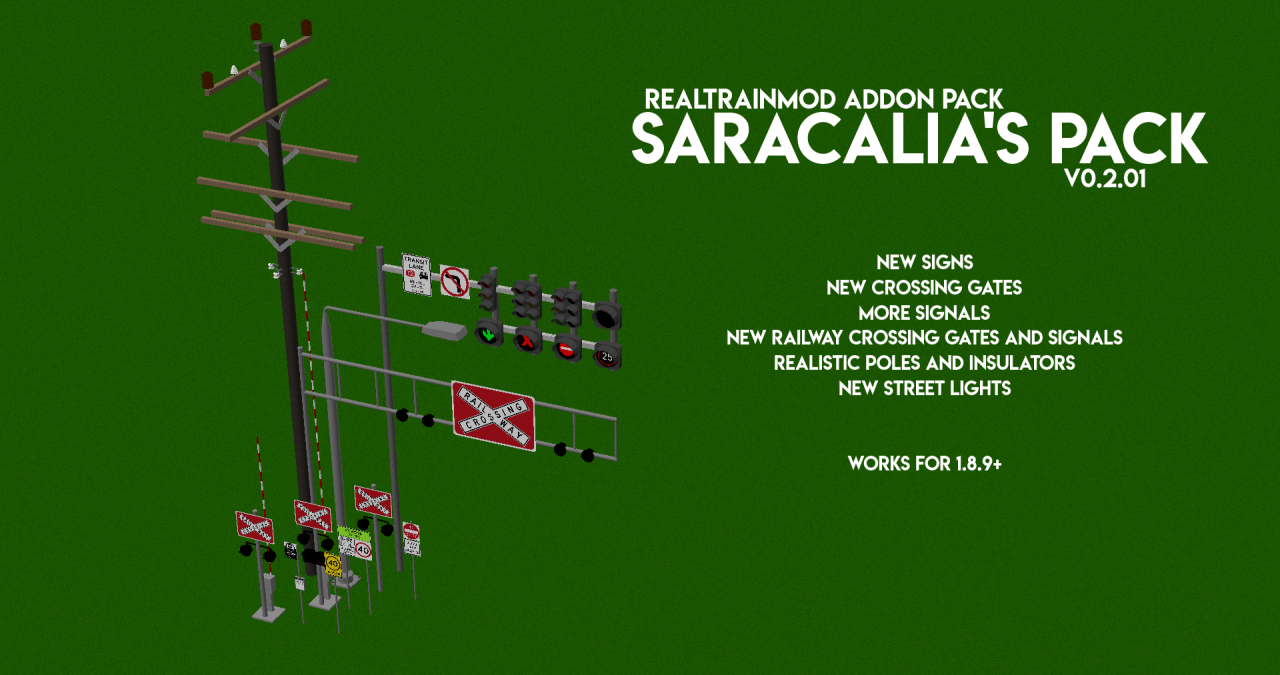 [Forge][RealTrainMod] Saracalia's Pack! An Addon Pack for RealTrainMod ...