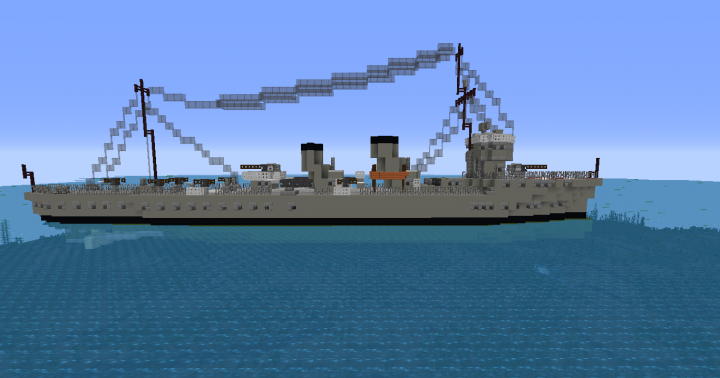 Audace class torpedo boat Minecraft Map