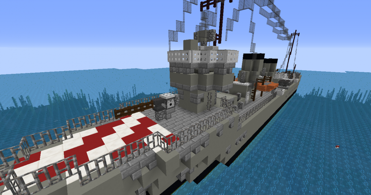 Audace class torpedo boat Minecraft Map