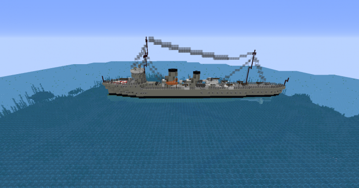 Audace class torpedo boat Minecraft Map