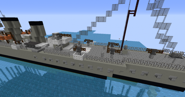 Audace class torpedo boat Minecraft Map