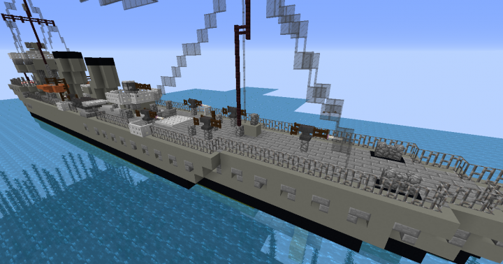 Audace class torpedo boat Minecraft Map