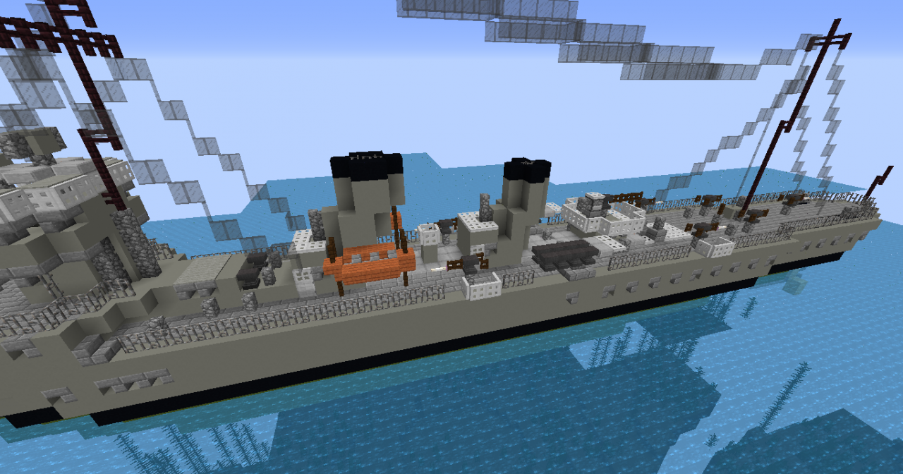 Audace class torpedo boat Minecraft Map