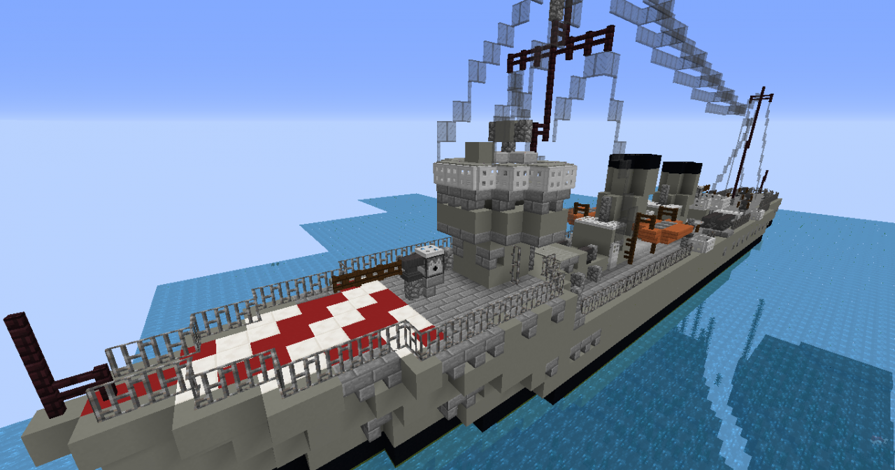 Audace class torpedo boat Minecraft Map
