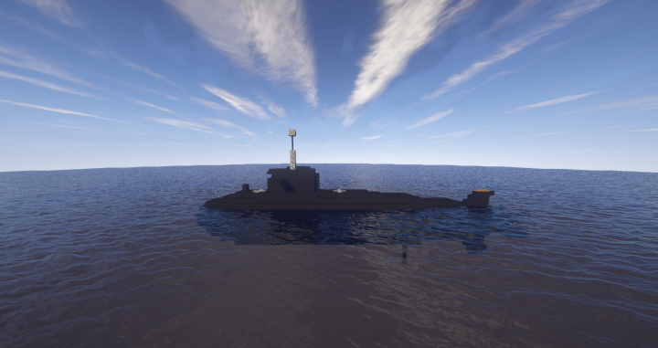 Rubis-class SSN, Amethyst refit Minecraft Map