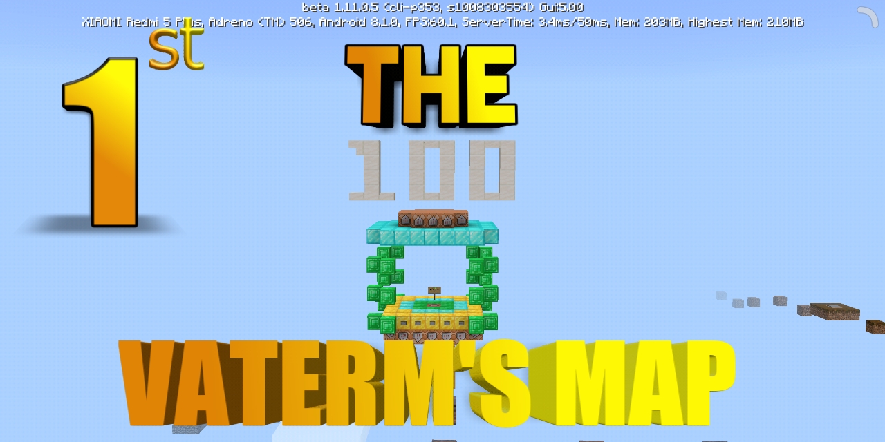 THE 100 Minecraft Map