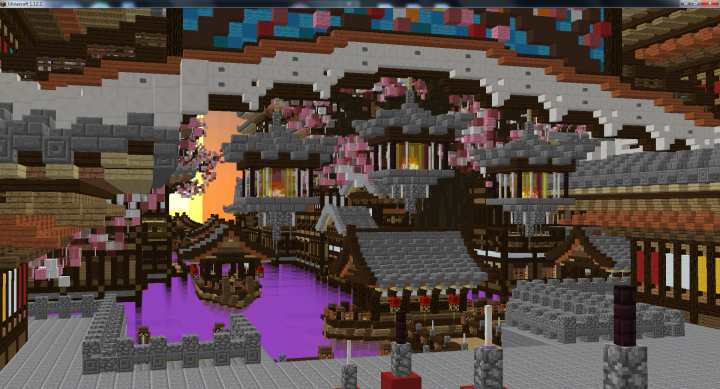 幻想.中國風格.日式風格.溫泉島 Fantasy. Chinese style. Japanese style. HOT spring ...