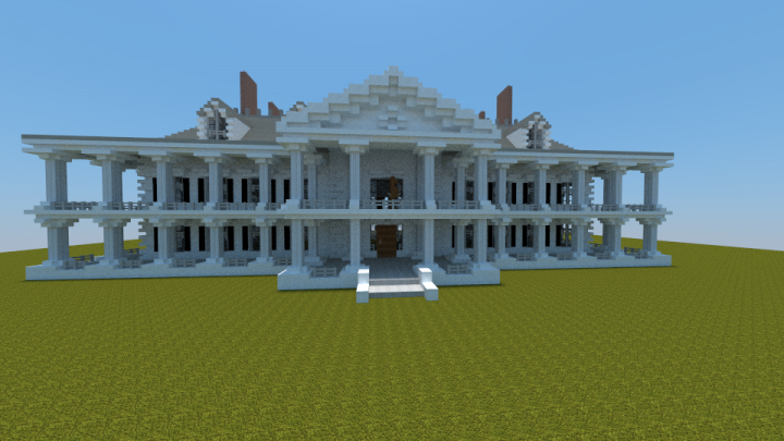 A fictional plantation style home Minecraft Map