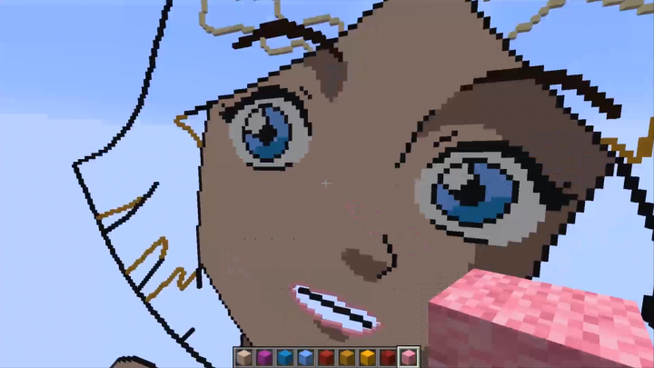 CLOVER / TOTALLY SPIES Pixel Art Minecraft Map