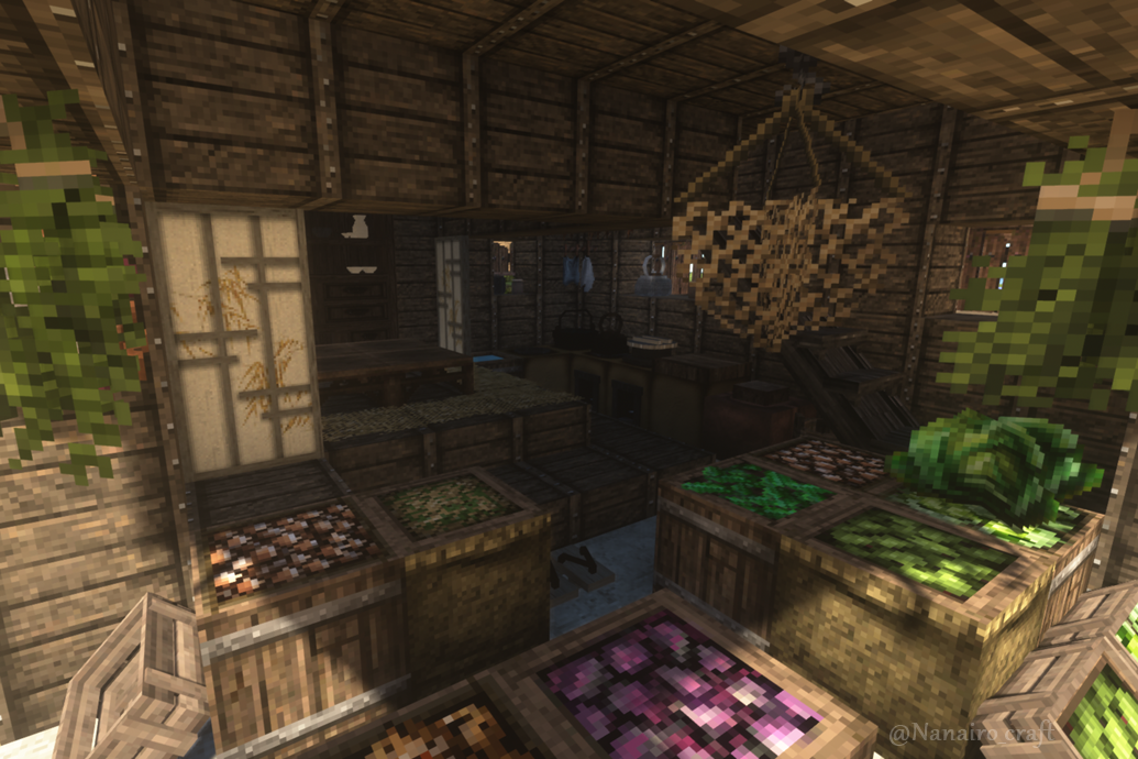 A good old Japanese landscape Minecraft Map