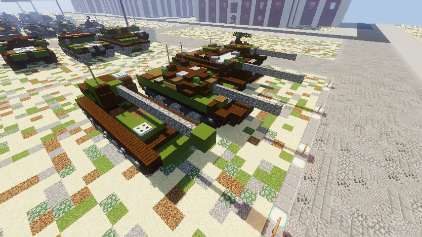 Every Soviet Tank ever made (136 Vehicle models) Minecraft Map