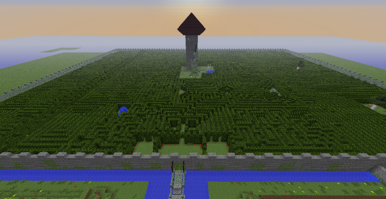 Minecraft: The Gardens Labyrinth Minecraft Map