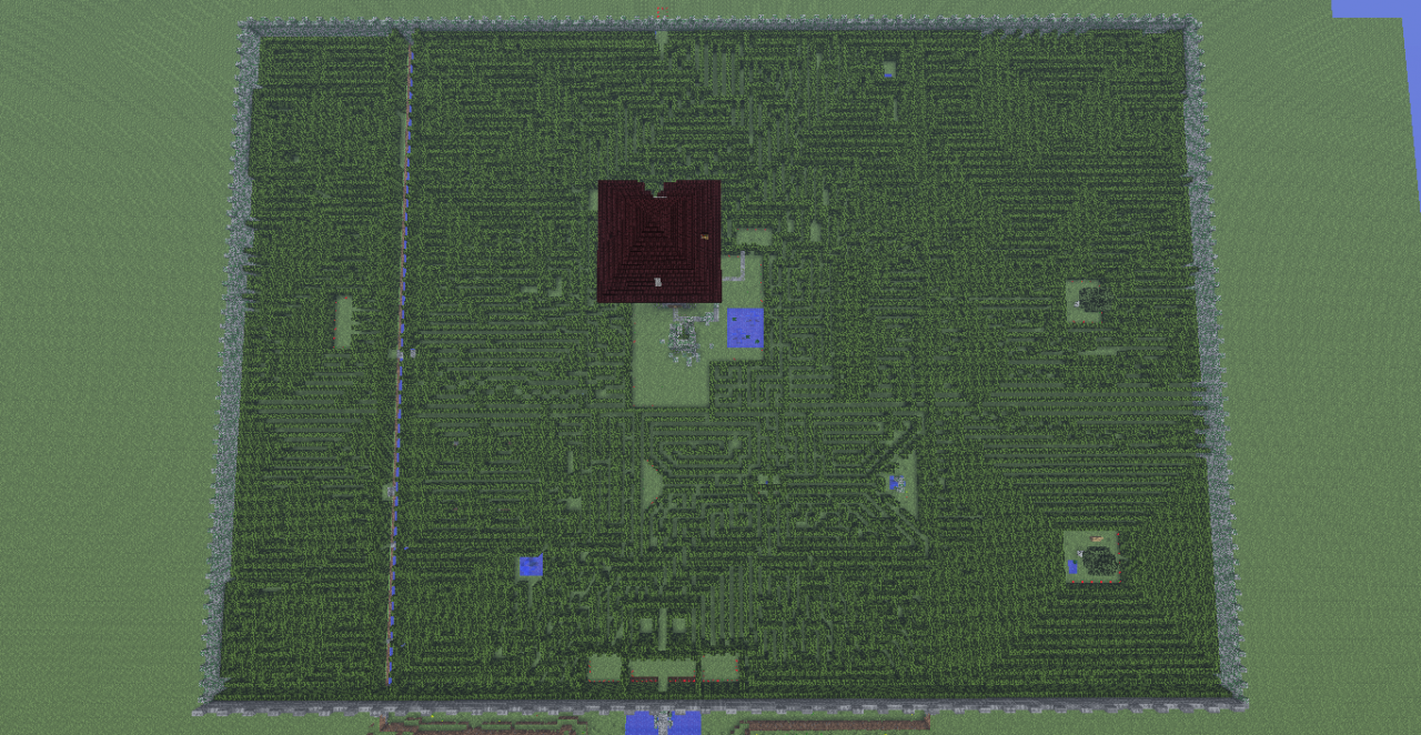 Minecraft: The Gardens Labyrinth Minecraft Map