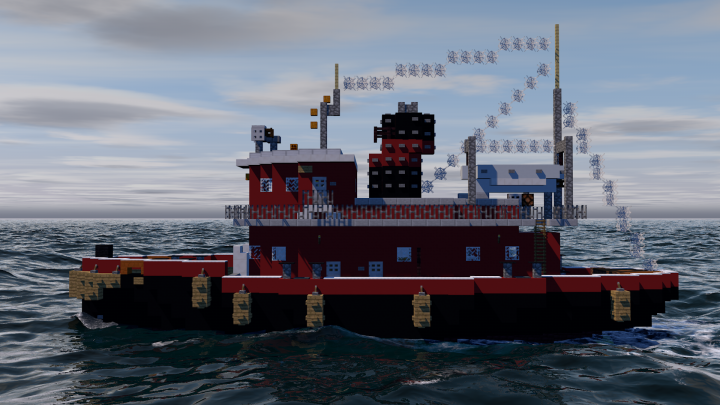 Harbour Tug "LUCKY XI" [FULL INTERIOR] Minecraft Map