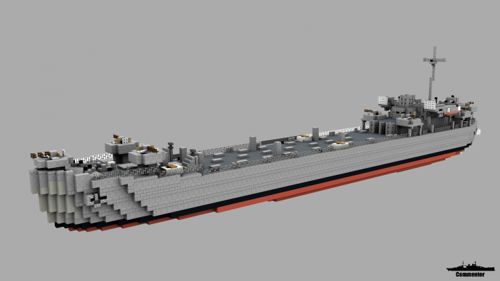 US LST 1:1 Scale Minecraft Map