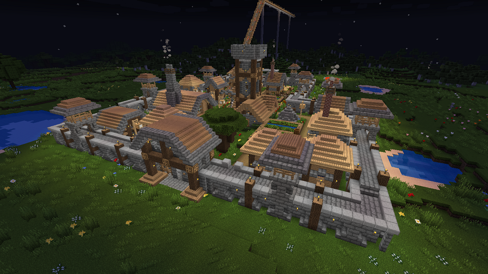 Survival Village from 2017 to 1.14 Minecraft Project