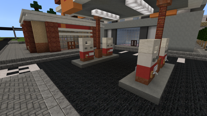Embir Petrol Station Minecraft Map