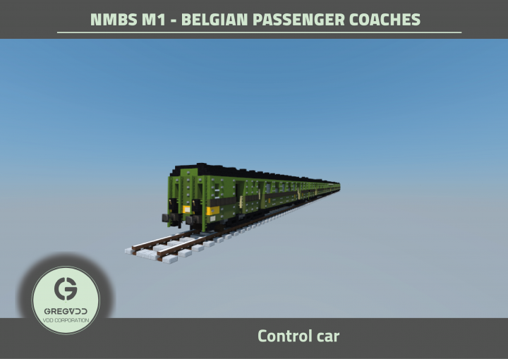 NMBS M1 - Belgian passenger coaches Minecraft Map